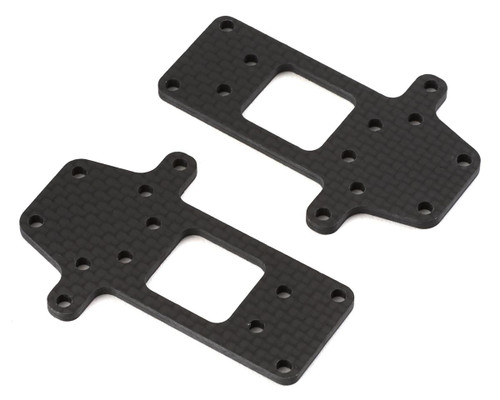 Exotek Racing 2095 B6 2.5mm Carbon Fiber Gear Box Riser Spacers (2 ...