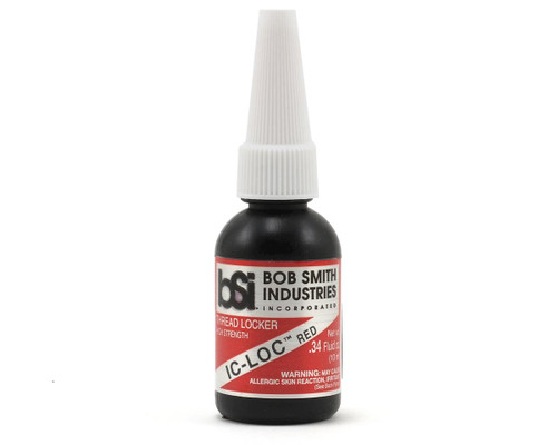 BSI IC-LOC Red Permanent Thread Lock 1/3 oz. - Small Addictions RC