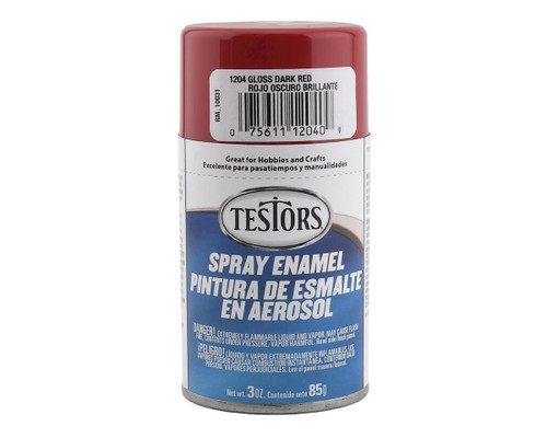 Testors Dark Red Enamel Spray Paint 3oz - Small Addictions RC