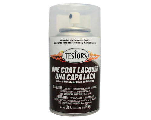 Testors One Coat Wet Look Clear Extreme Lacquer Spray 3 oz - Small ...