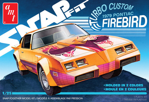 AMT 1979 Pontiac Firebird Turbo Custom (Snap) 1/25 Model Kit - Small ...