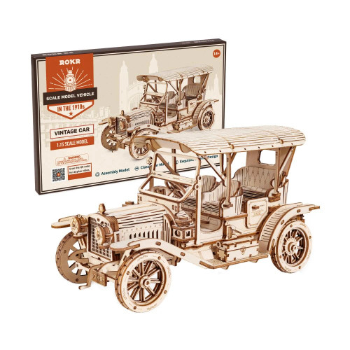 ROKR Vintage Car 3D Wooden Puzzle MC801 - Small Addictions RC