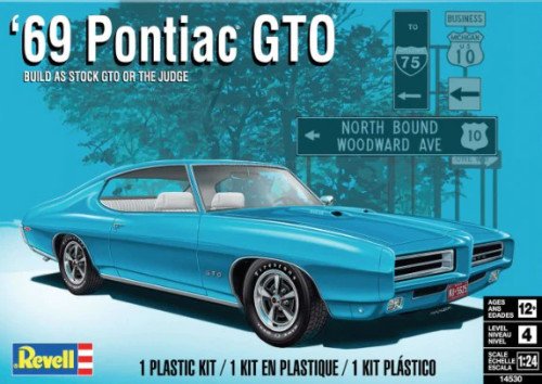 Revell 1/24 69 Pontiac GTO Model Kit - Small Addictions RC