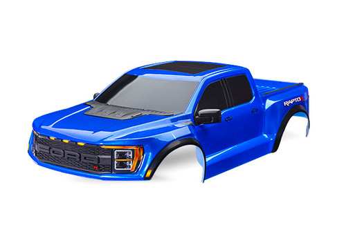 Traxxas 10112-BLUE Body, Ford Raptor R, complete (blue) - Small ...