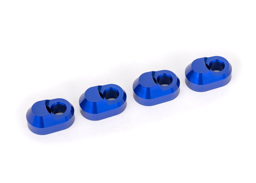 Traxxas 7743-BLUE Suspension pin retainer, 6061-T6 aluminum (blue ...