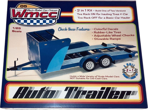 Wes's Model Car Corner 1/25 Scale Auto Trailer kit - Small Addictions RC