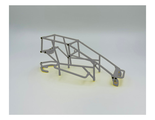 McAllister Racing Flip Cage for Midget #421, Grey - Small Addictions RC