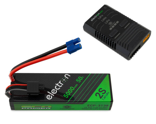 EcoPower Intelligent 2S 5000mAh EC3 LiPo Battery/"Electron Mini ...