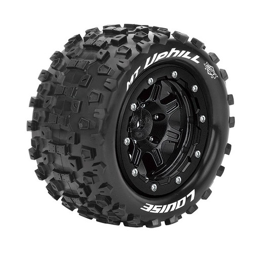 Louise R/C MFT MT-Uphill 1/10 Monster Truck Tires, 1/2 Offset, 17mm Hex ...
