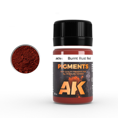 AK Interactive Burnt Rust Red Pigment - Small Addictions RC