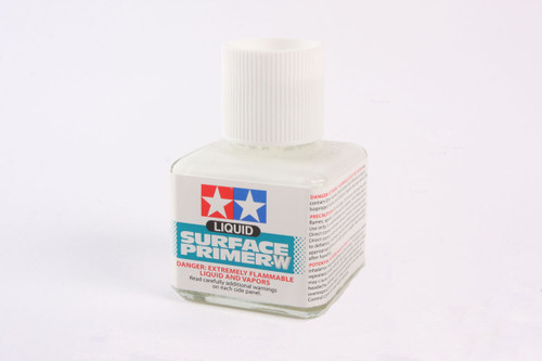 Tamiya 87096 Liquid Surface Primer 40ml Bottle, White - Small Addictions RC