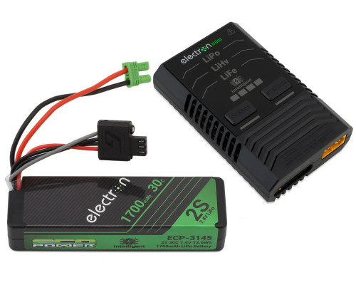EcoPower Intelligent 2S 1700mAh EC2 LiPo Battery/"Electron Mini ...