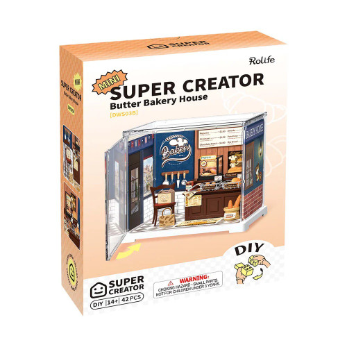 Rolife DWS03B Butter Bakery House, DIY Miniature House - Small ...