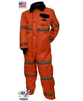 High Visibility Freezer Coveralls - Cold Weather Suit