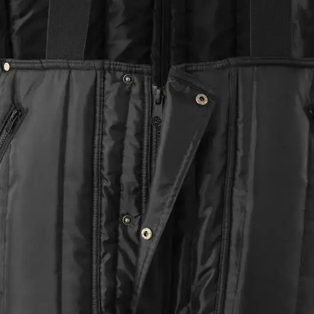 Black Bib Freezer Trouser - Insulated Freezer Wear