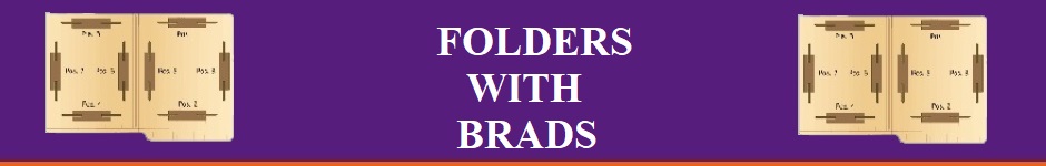 Folders with Brads by FilingSupplies.com