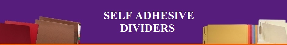 Self Adhesive Dividers | FilingSupplies.com