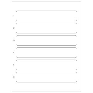 30010 Col'R'Tab End Tab File Folder Name Labels