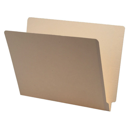 Manila Letter Size Reinforced End Tab Folder With Drop S-09145
