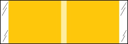 Designator Labels Col'R'Tab 1/2" Kardex Compatible YELLOW - 1000/Roll ...