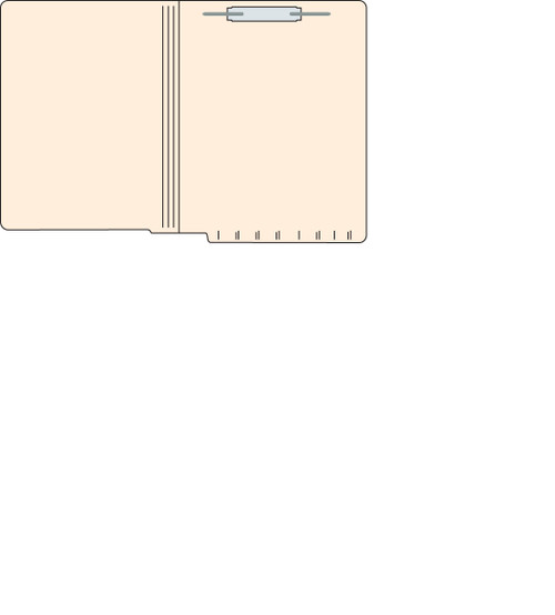 14pt Manila Letter End Tab Folder 1-ply Drop Front 560151