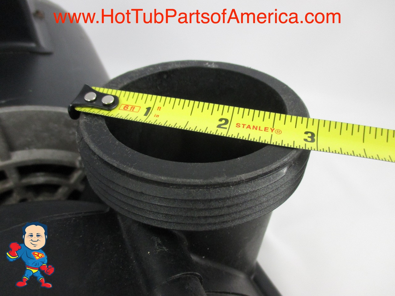 56Fr Jacuzzi® Sundance Intertek Baseless Pump 2" X 2" 2 Speed 230V ...