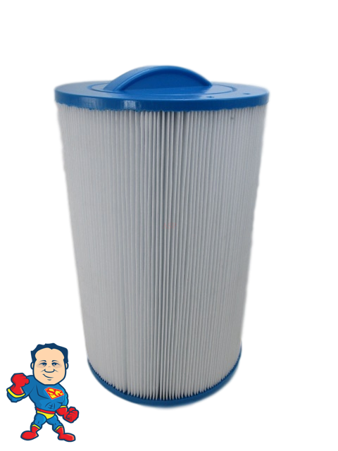 Filter, Cartridge Filter 9-1/4" Tall x 6" Wide 2" mpt 40sqft Master Spa ...