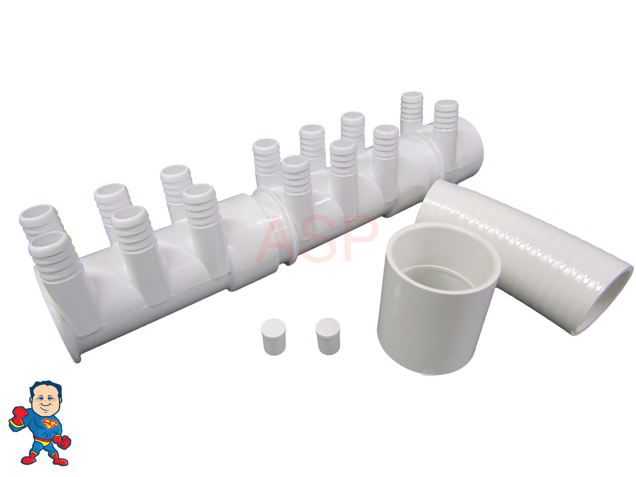 Water Manifold, Base Kit, 2" with (14) 3/4" Outputs & Coupler Video How To