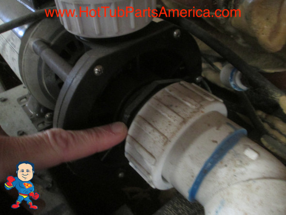 Pump Union Adapter, 2" female Thread x 2-1/2" Male Thread, w/o O-Ring