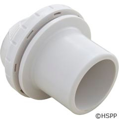 Inlet Fitting, Infusion Venturi, 1-1/2"mpt, White Swimming Pool Heater