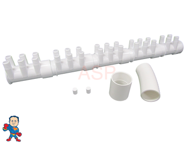 Water Manifold, Base Kit, 2" with (28) 3/4" Outputs & Coupler Video How To