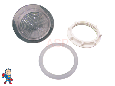 Spa Hot Tub Light 3 1/4" Face Replacement Part Lens 2 1/2" Hole No Bulb ...