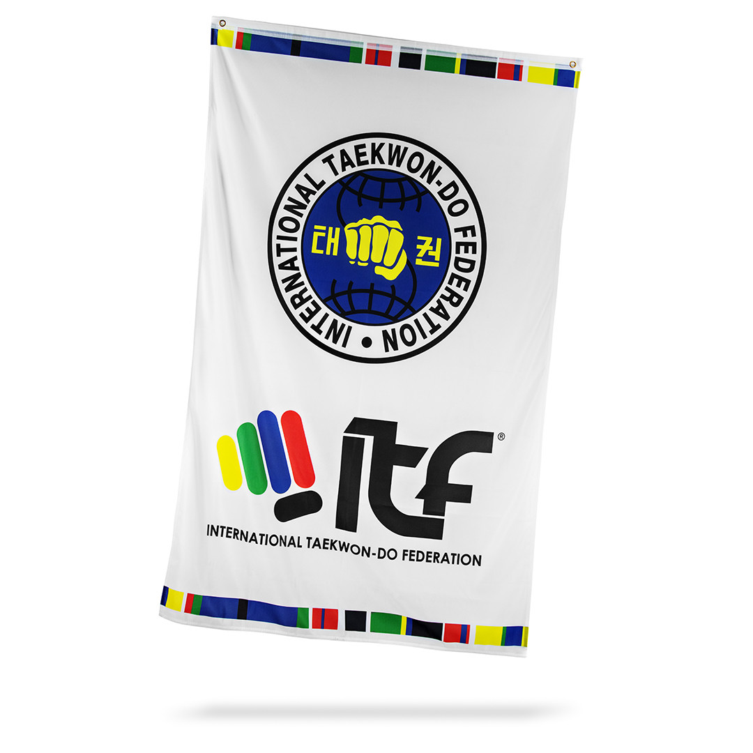 New ITF Logo Flag - DOBOKS.COM