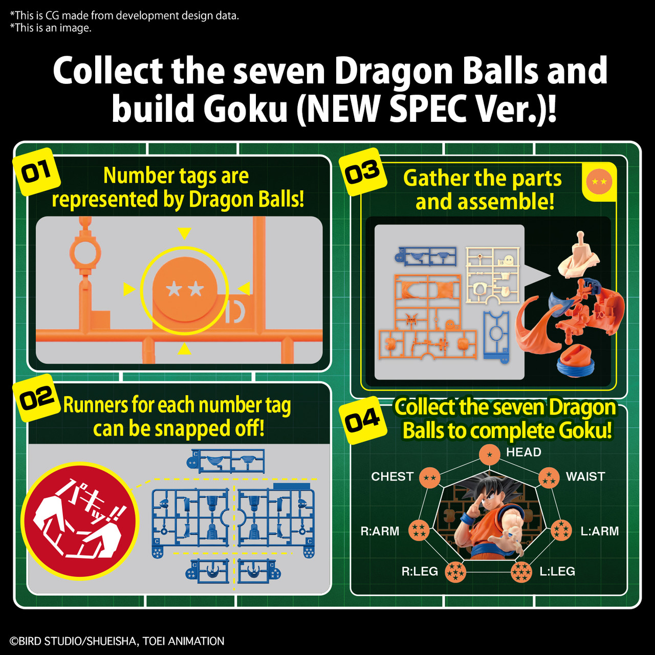 Son Goku {New Spec Ver.} [Dragon Ball Z] (Figure-rise Standard ...
