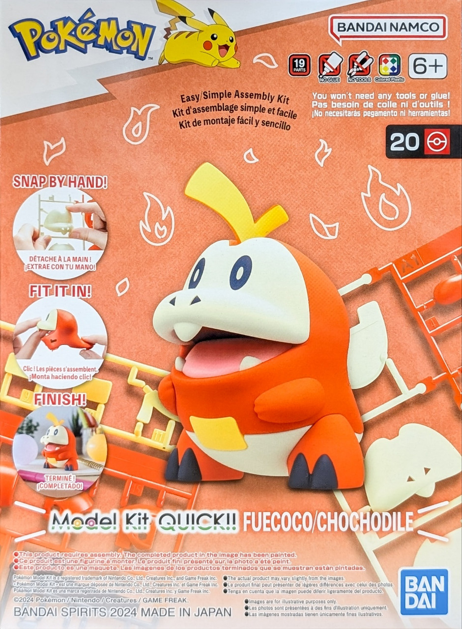#020 Fuecoco (Pokémon Model Kit Quick!!)