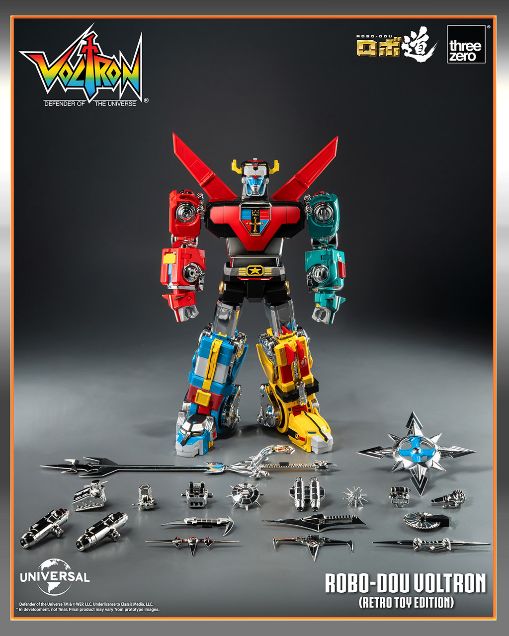 ROBO-DOU Voltron [Retro Toy Edition] (Threezero)