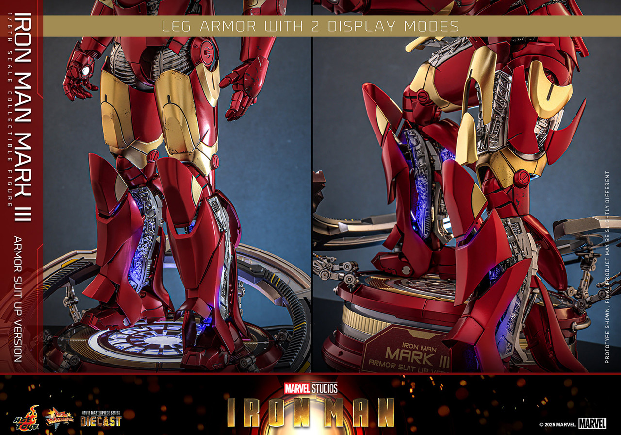 Iron Man Mark III {Armor Suit Up Ver.} 1/6th Scale Figure Ver. MMS825 ...