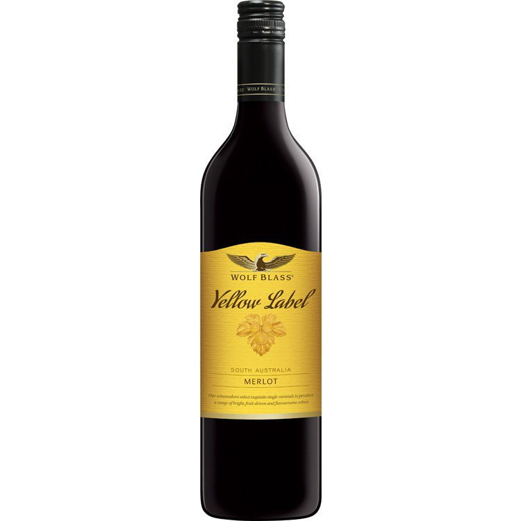 Wolf Blass Yellow Label Merlot (75cl) - Champagne One