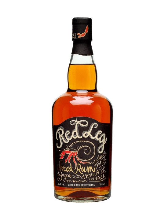 Red Leg Spiced Rum (70cl) - Champagne One