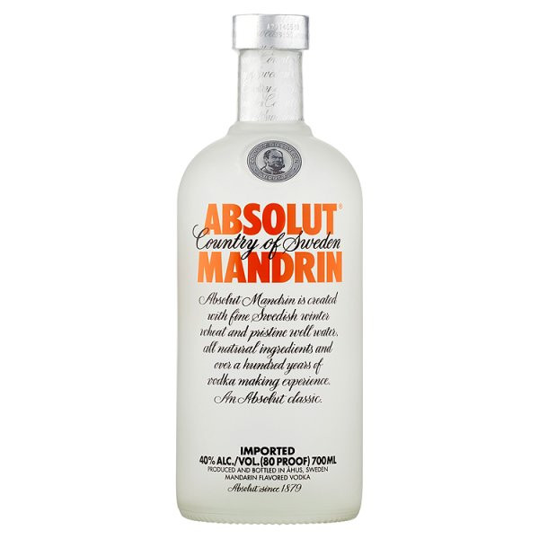 Absolut Vodka Mandarin (70cl) - Champagne One