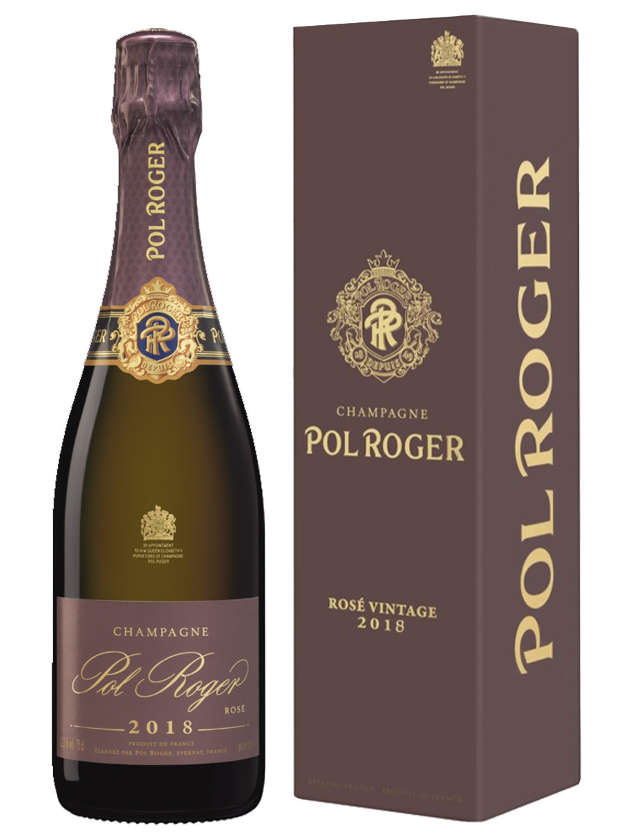 Pol Roger Rose 2018 Vintage In Gift Box (75cl) - Champagne One