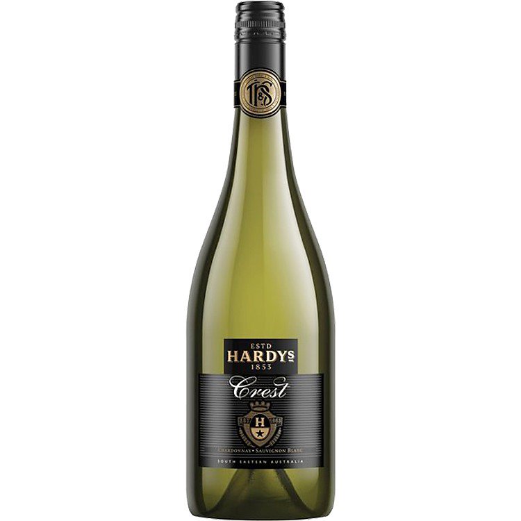 Hardys Crest Chardonnay Sauvignon Blanc (75cl) - Champagne One