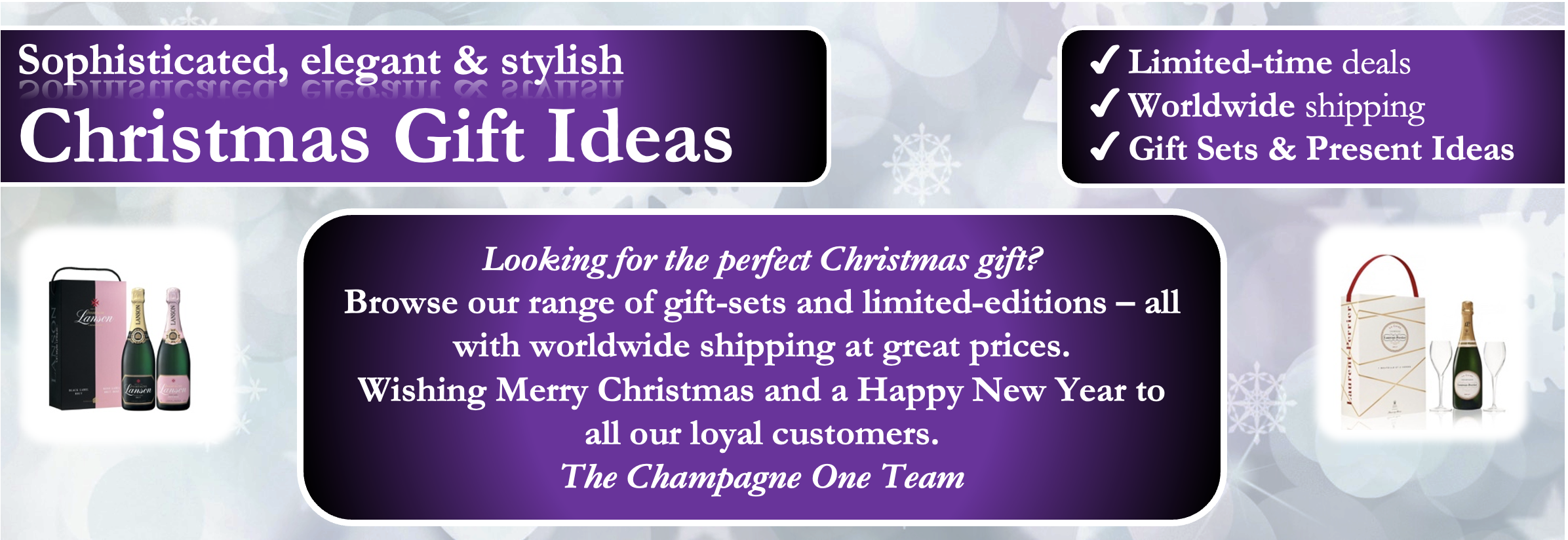 Looking for the perfect alcohol Christmas gift? - Champagne One