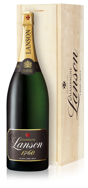 Lanson Black Label Brut NV Jeroboam In Wood Box (3Ltr) - Champagne One