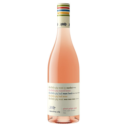Squealing Pig Pink Pinot Grigio (75cl) - Champagne One