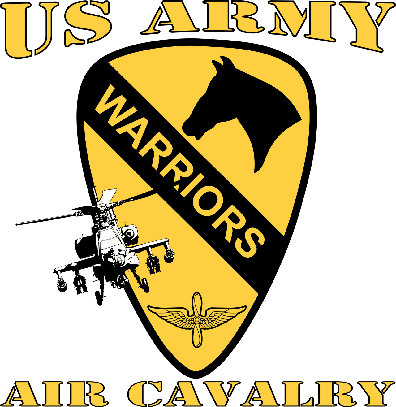 United States Army Air Cav Decal