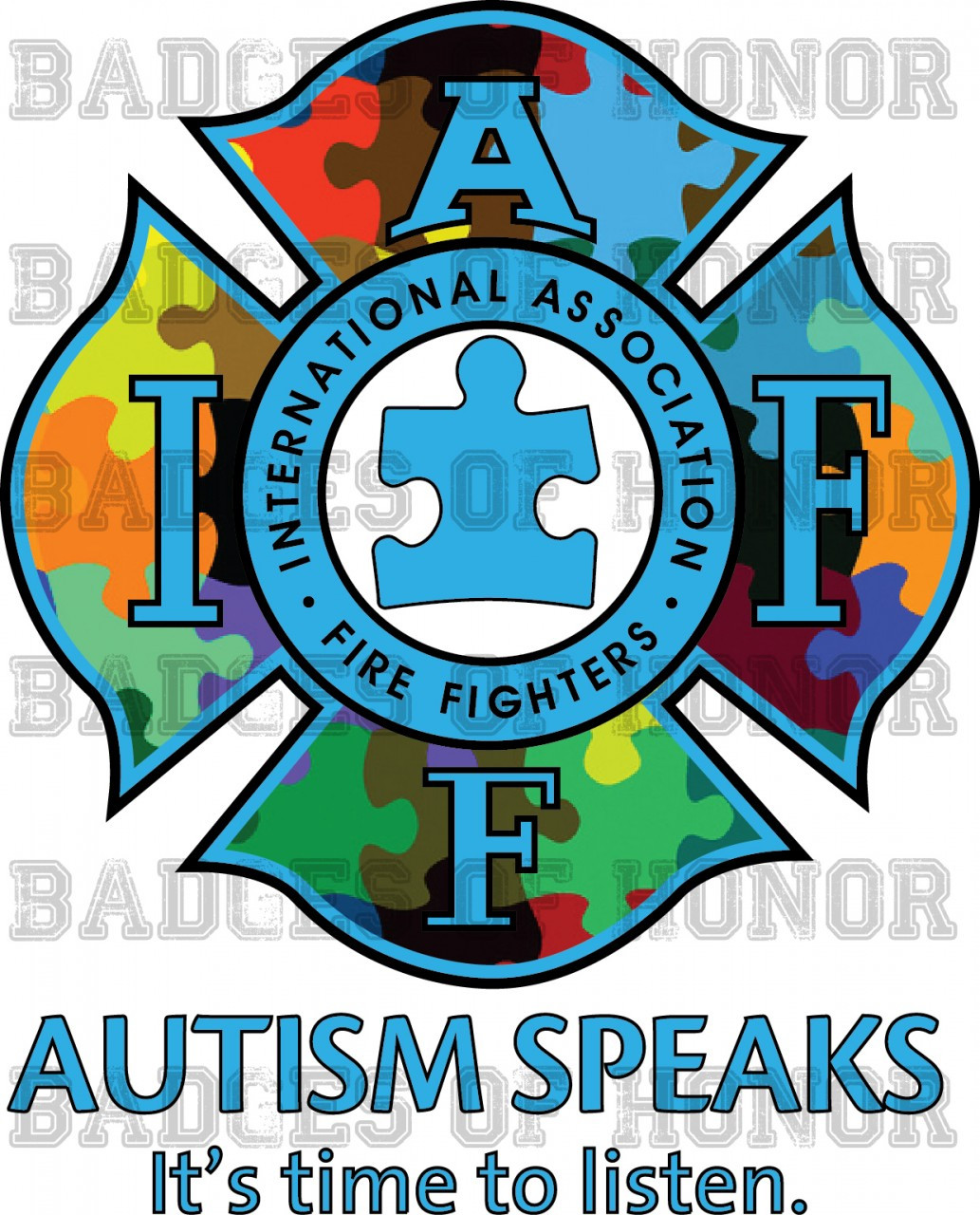 Firefighter Autism Awareness Shirt