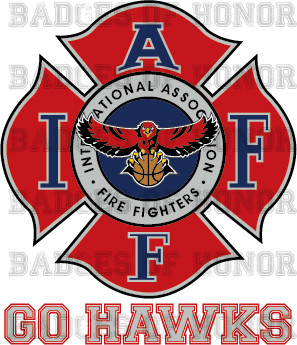 IAFF BASKETBALL DECALS