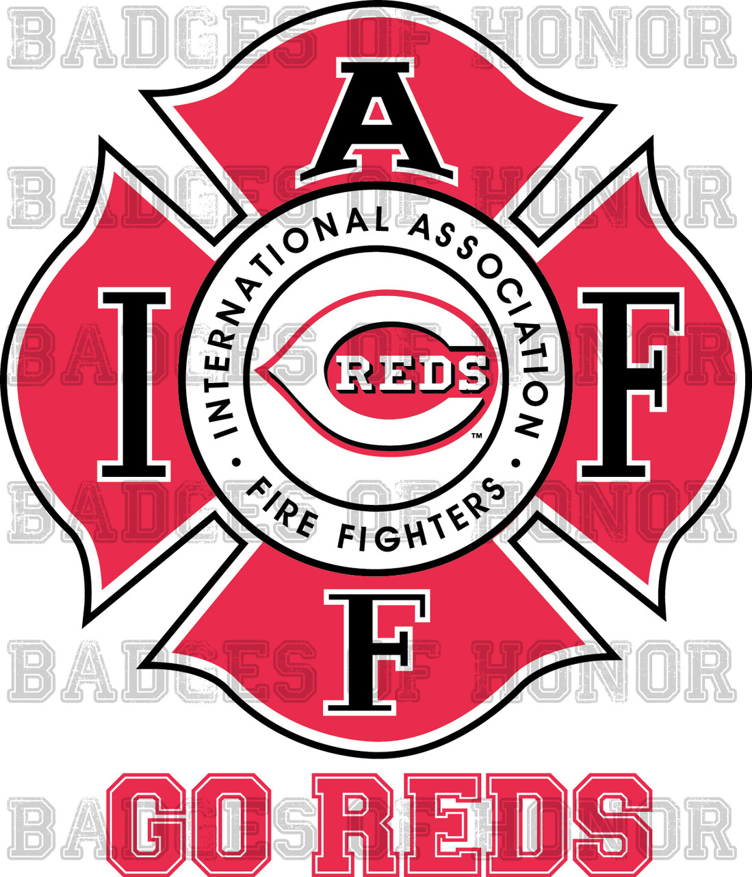 IAFF Baseball Decals