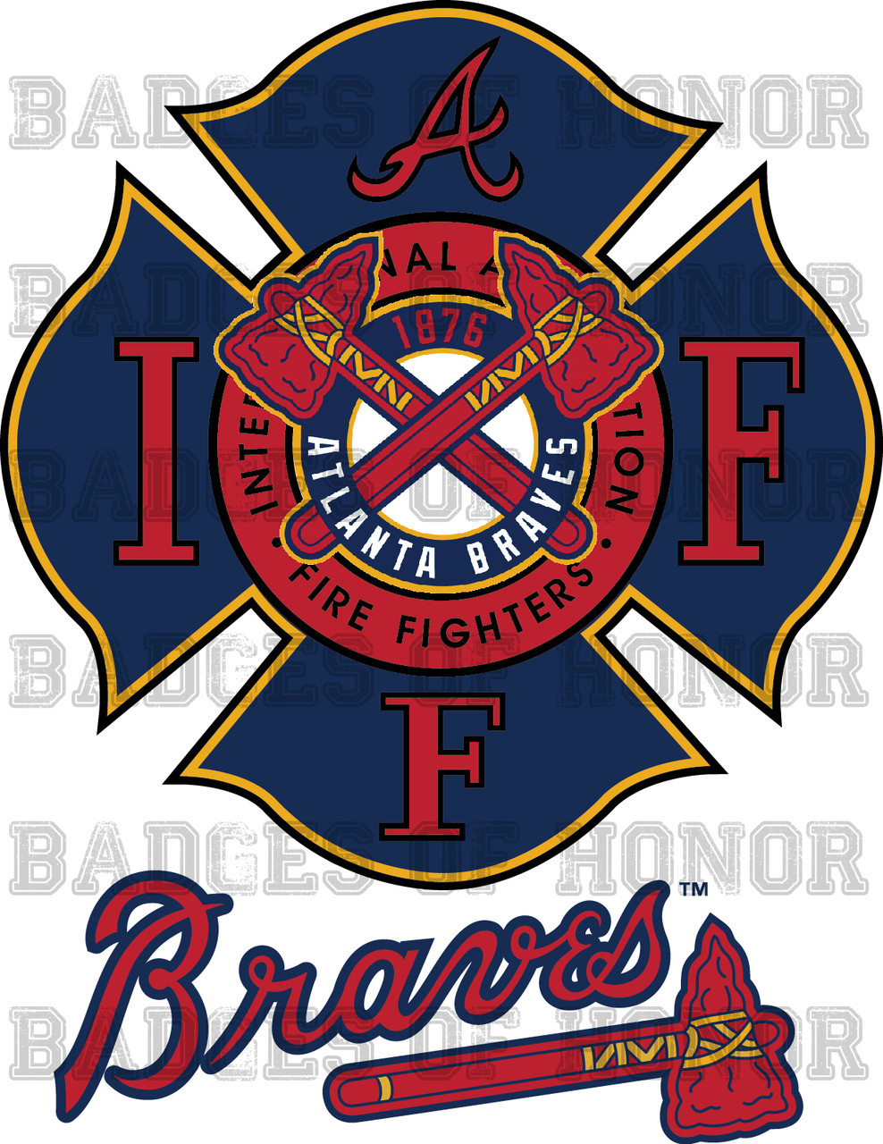 IAFF Baseball Decals